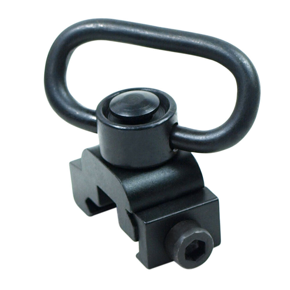 Quick Release Detach QD Sling Swivel Attachment with 20mm Picatinny Ra ...